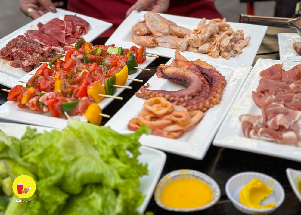 Buffet BBQ theo mùa giá chỉ 125k/người hot nhất Bình Thạnh